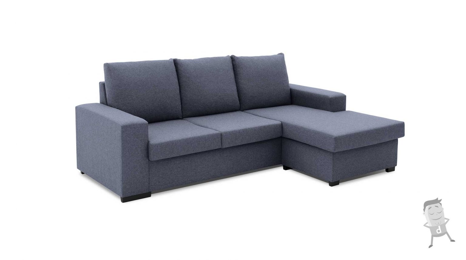 Sofá Chaise Longue Sara | Sofá 3 plazas económico