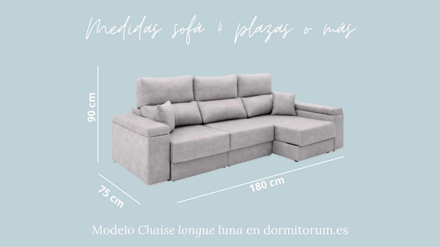Principales Medidas de un Sofá [Con Ejemplos]