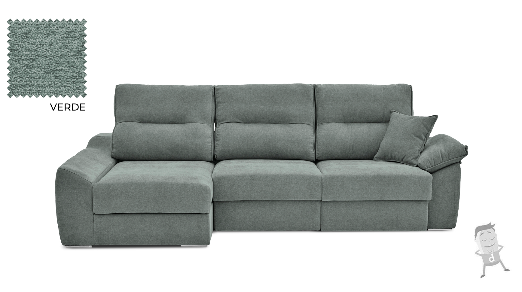 Sofá Cama Chaise Longue Martina | Confort, diseño y calidad